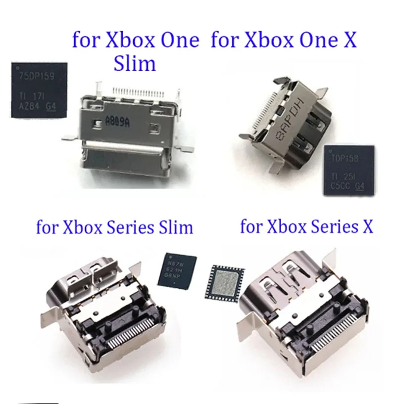 1PCS-For-Xbox-One-Slim-S-X-HDMI-compatible-Port-Socket-Connector-IC ...