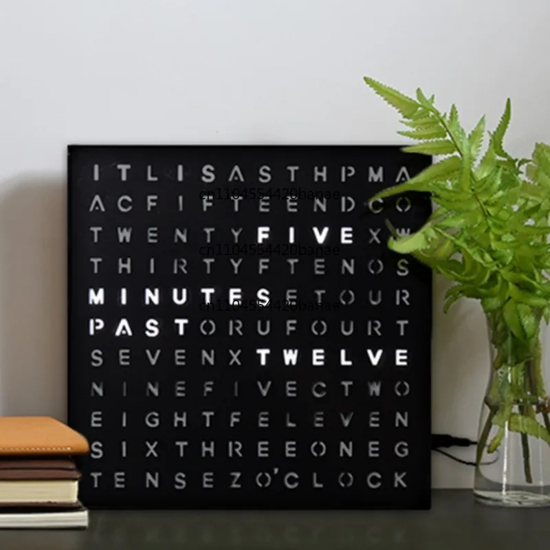 Reading timer light box electronic light box English clock LED alphabet ...