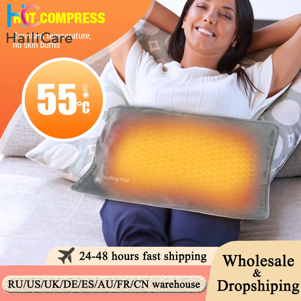 Coussin-chauffant-lectrique-pour-massage-des-jambes-couverture-de ...