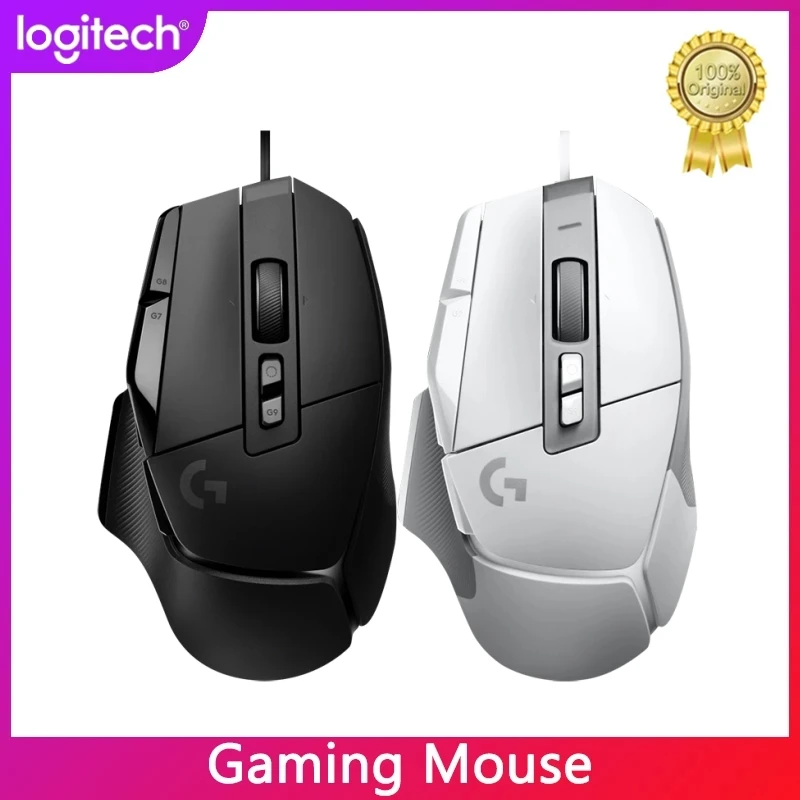 Logitech g502x wired gaming mouse lightforce híbrido óptico mecânico ...