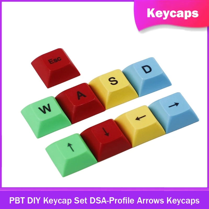 Universal-PBT-Keycap-Set-DIY-Keyboards-Keycap-DSA-Profile-Arrows-Keys ...