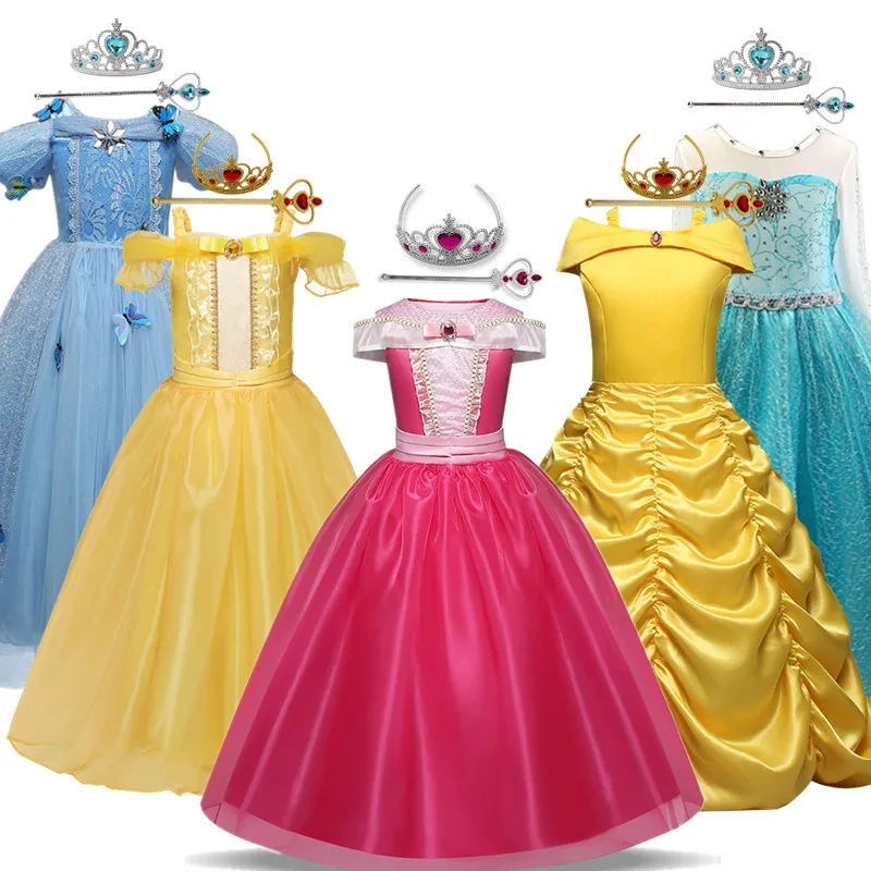 Halloween Costume Kids Girls Princesses | New Princess Costumes Girls ...