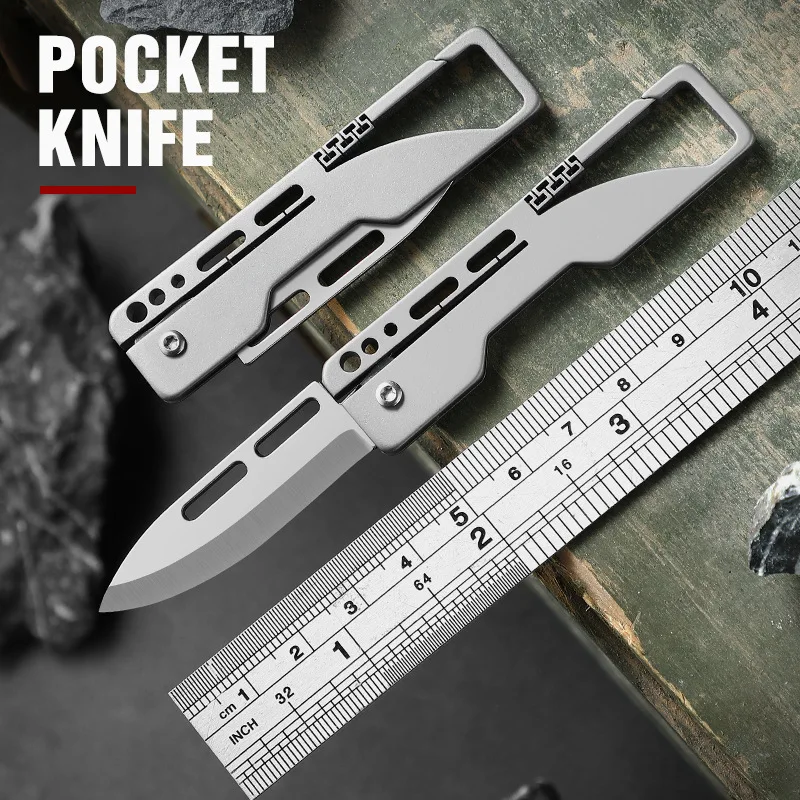 1pc-Stainless-steel-box-cutter-EDC-portable-mini-knife-carving-knife ...