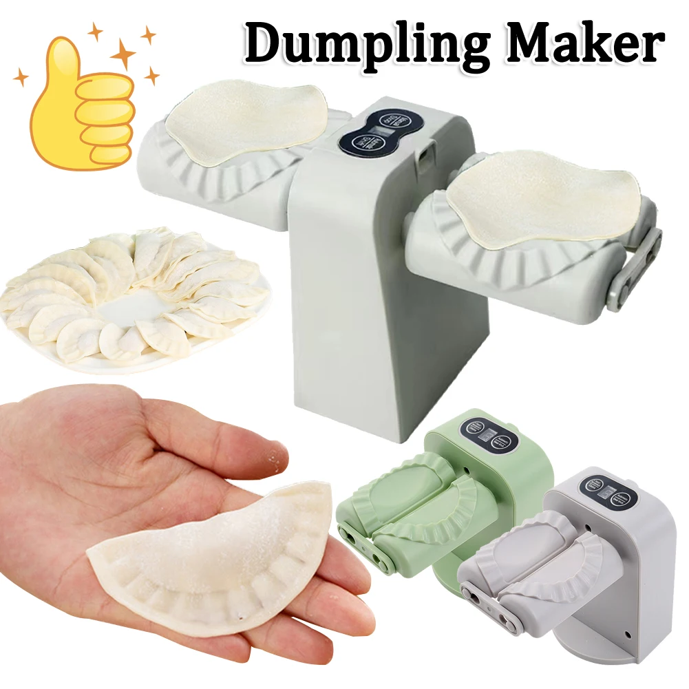Double-Head-Automatic-Dumplings-Maker-Tool-Electric-Dumpling-Maker ...