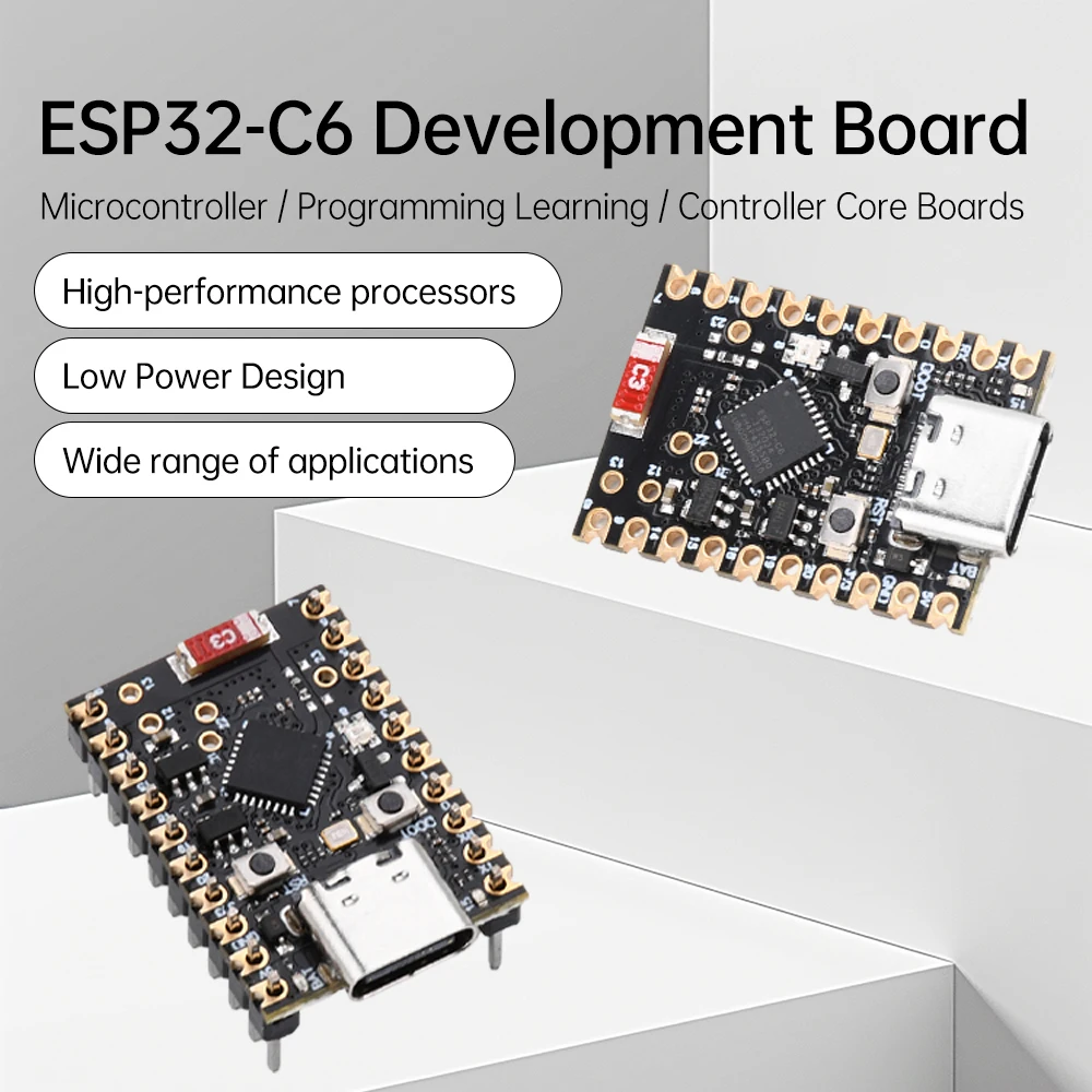ESP32-C6 Development Board Modules Mini WiFi BT Bluetooth Module Single ...