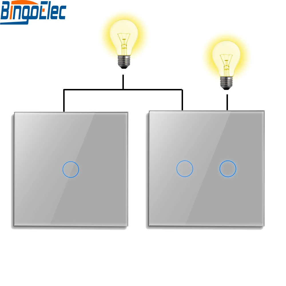 Bingoelec-2Way-Light-Touch-Switches-Double-Wall-Sensor-Switch-EU ...