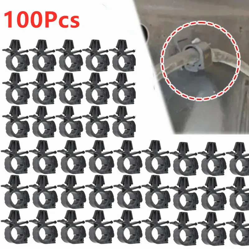 100PCS Car Wire Hose Plastic Fastener Universal Oil Pipe Cables ...