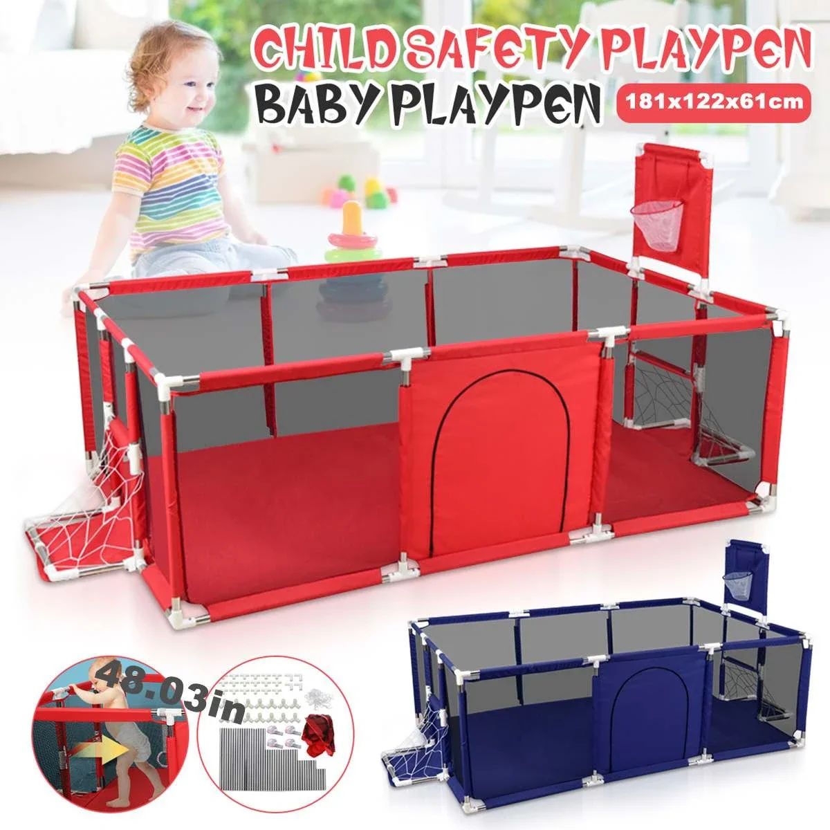 Baby-Playpen-for-Children-Baby-Playground-for-6-Months-6-Years-Old-Kids ...