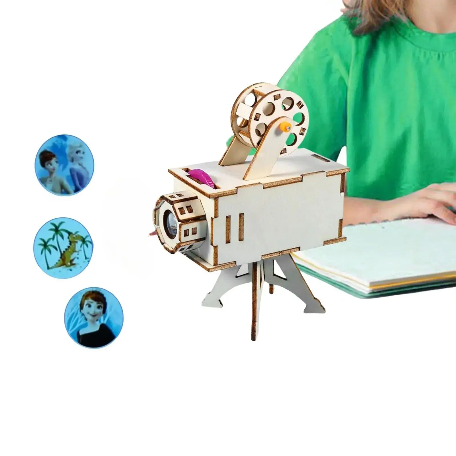 DIY Wooden Science Project Kit - Educational Toy (1pcs)