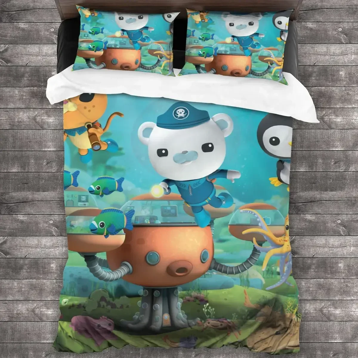 3D Print Cartoons The Octonauts Bedding Set Duvet Cover Pillowcases ...