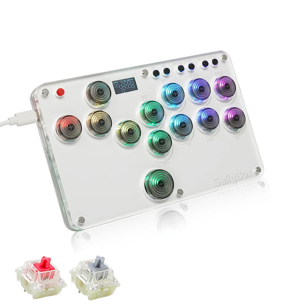 Mini-HitBox-SallyBox-with-Multicolor-Caps-LED-Light-Fighting-Stick ...