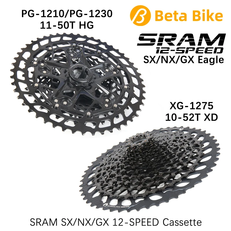 SRAM SX NX GX EAGLE 12-Speed Cassette Freewheel PG-1210 NX EAGLE PG ...