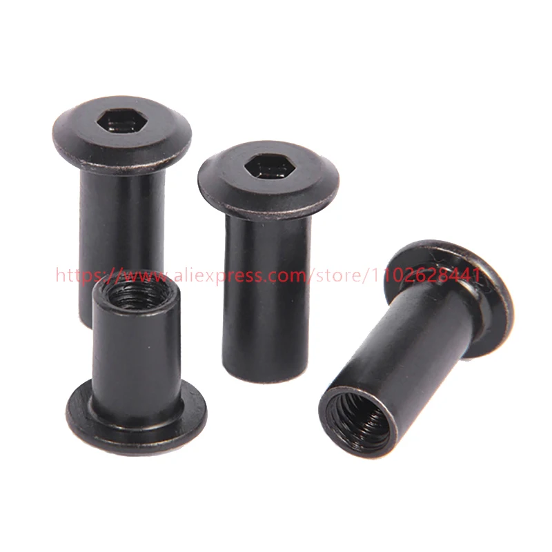 M3-M4-M5-M6-M8-Black-Zin-Plated-Large-Flat-Hex-Hexagon-Socket-Head ...