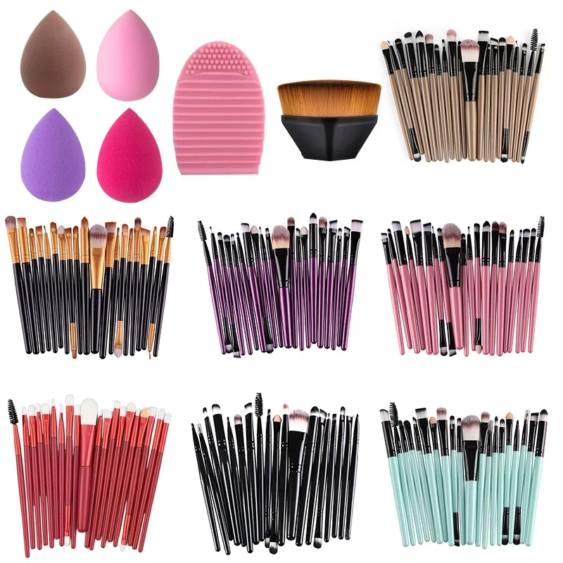 8-20Pcs Makeup Brushes Set Eye Shadow Brush Concealer Blush Loose ...