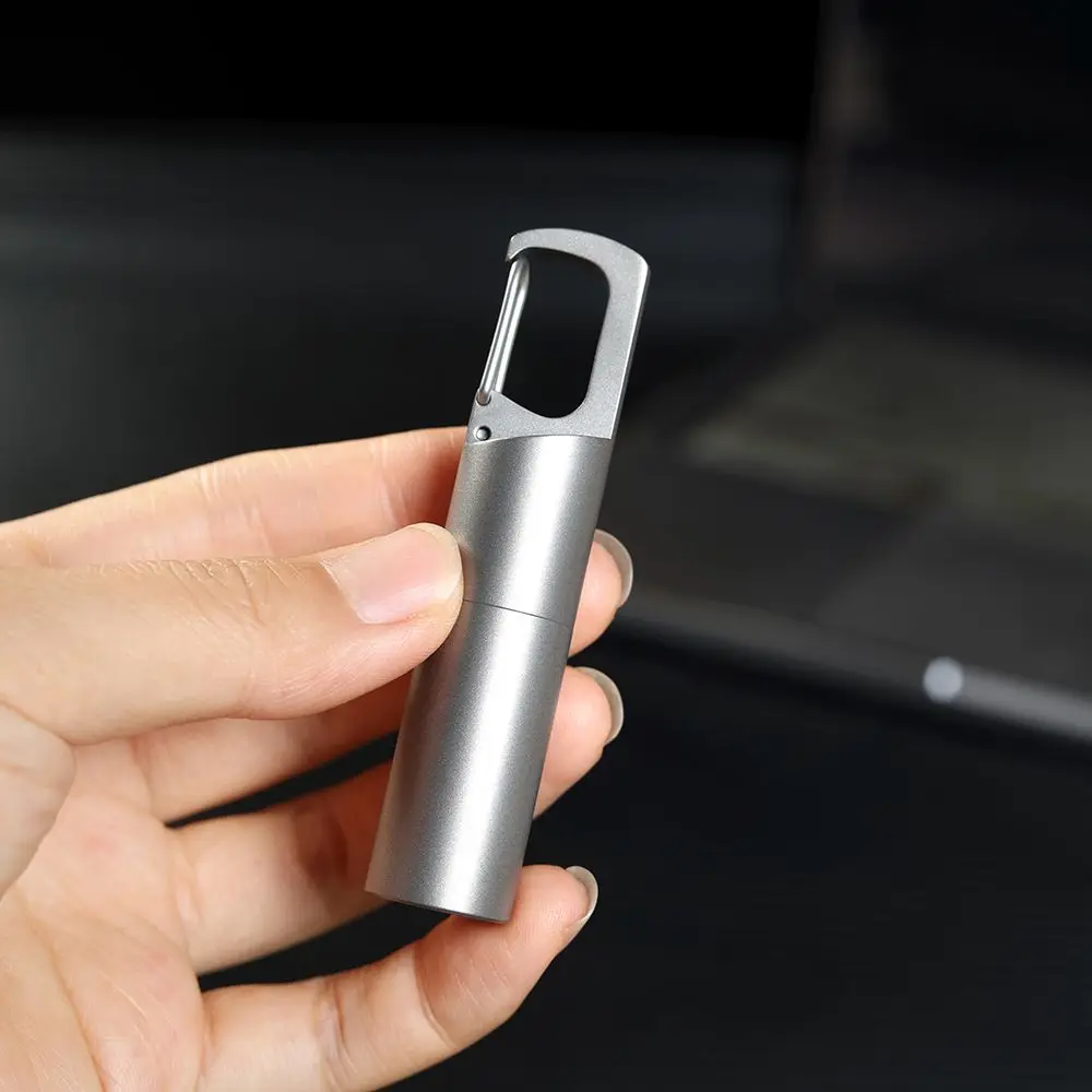79mm Pure Titanium Lighter Mini Kerosene Lighter Titanium Alloy ...