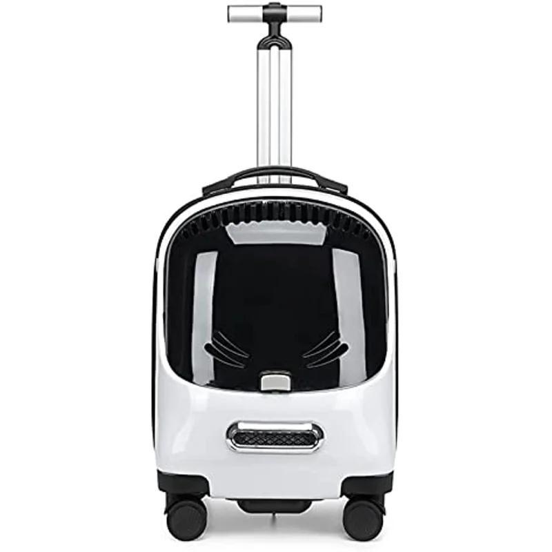 Breathable-Cat-bag-Wheeled-Pet-Carrier-Backpack-Convertible-Removable ...