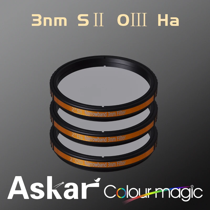 Askar Color Magic SHO (S II, H a & O III) Narrowband 3nm Imaging Filter ...