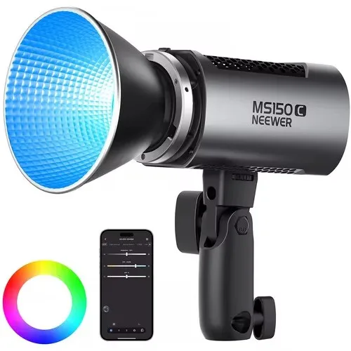 NEEWER-MS150C-RGBWW-LED-Video-Light-with-2-4G-APP-Control-150W-Metal ...
