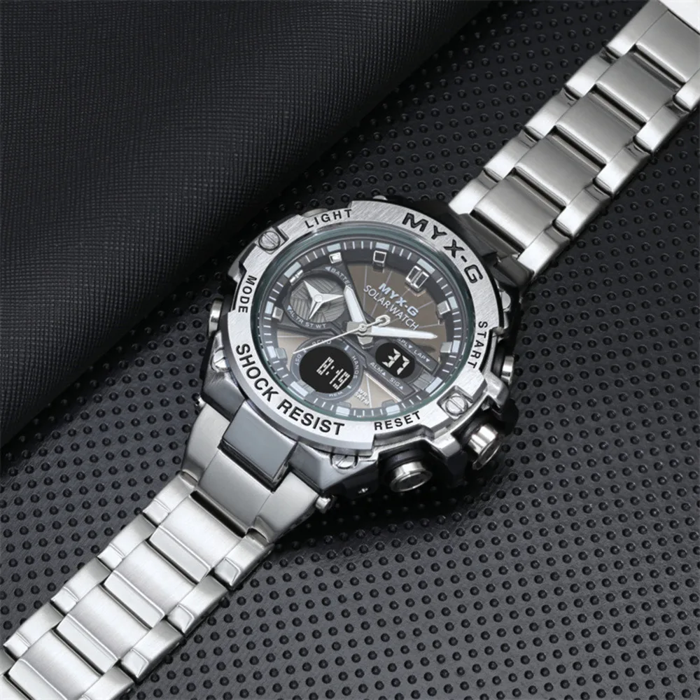 Solar-Energy-Watch-for-Men-53mm-Endurance-Light-Kinetic-Energy-Timer ...