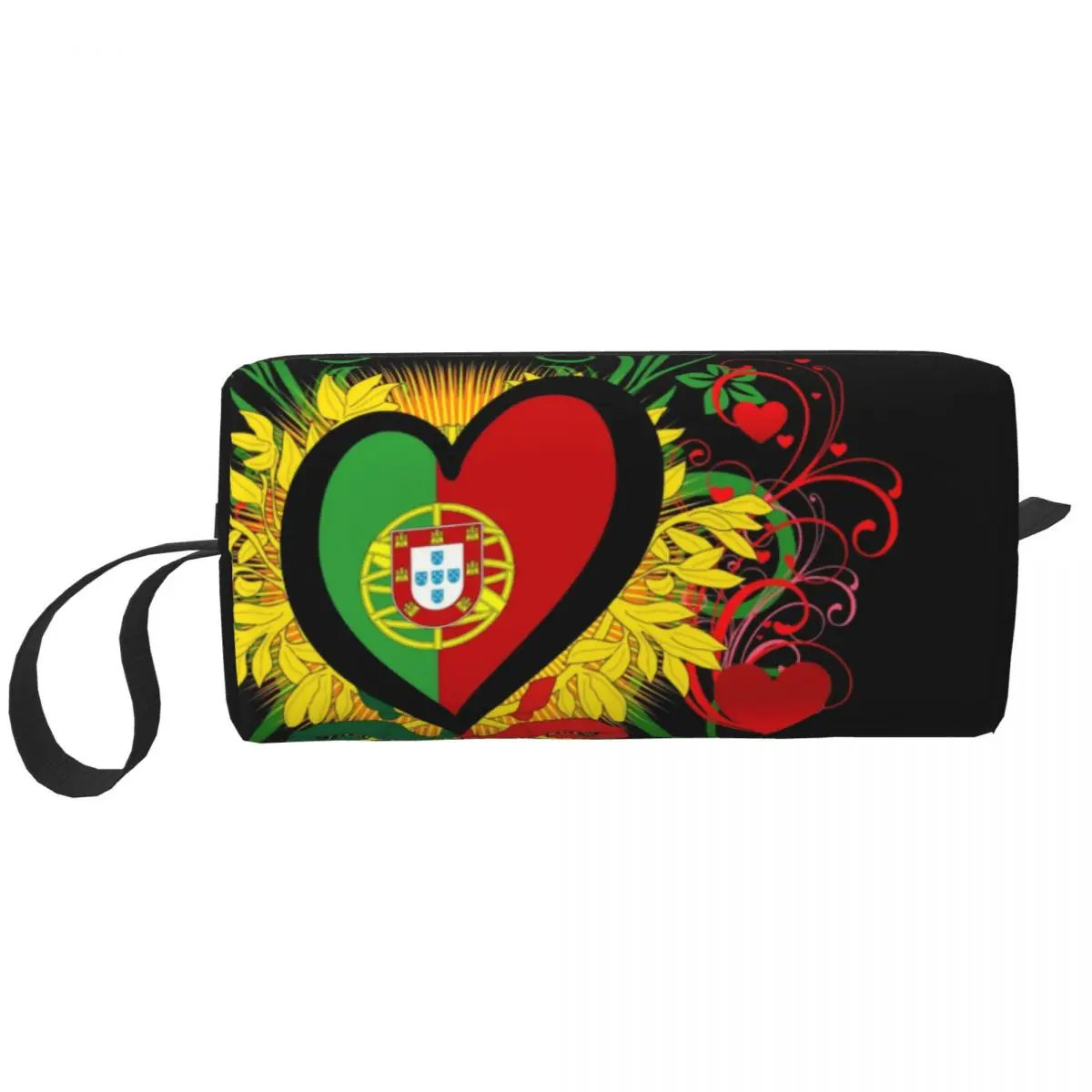 Portugal-Flag-Heart-Gifts-Makeup-Bag-Women-Travel-Cosmetic-Organizer ...