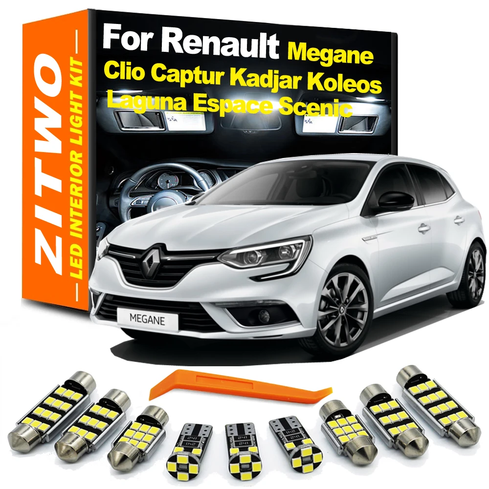 ZITWO-Canbus-LED-Interior-Light-Kit-For-Renault-Clio-Megane-Captur ...