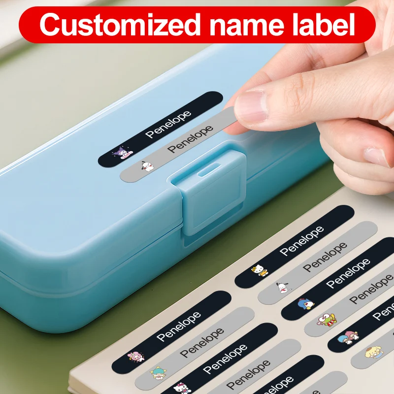 Personalized Sanrio Name Stickers,Daily Design Colorful Cartoon Labels ...