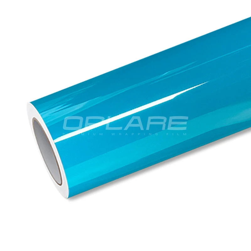 Highest-quality-Super-Glossy-Miami-Blue-Vinyl-wrap-film-bright-Miami ...