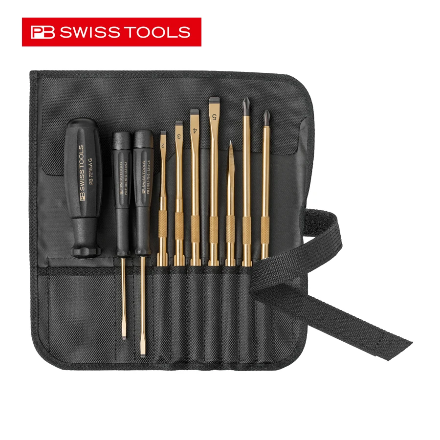 PB-SWISS-Gold-Plated-Screwdriver-Set-145th-Anniversary-Limited-Edition ...