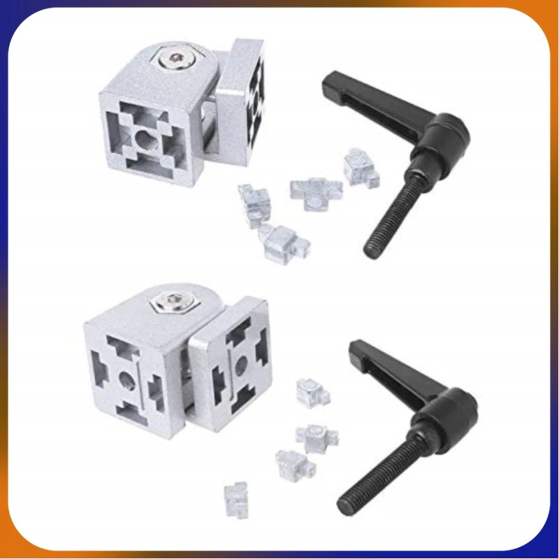 아연 합금 유연한 피벗 조인트 알루미늄 압출 프로파일 2020 3030 4040 알루미늄 프로파일 직각 임의 커넥터, 1 개| | - AliExpress