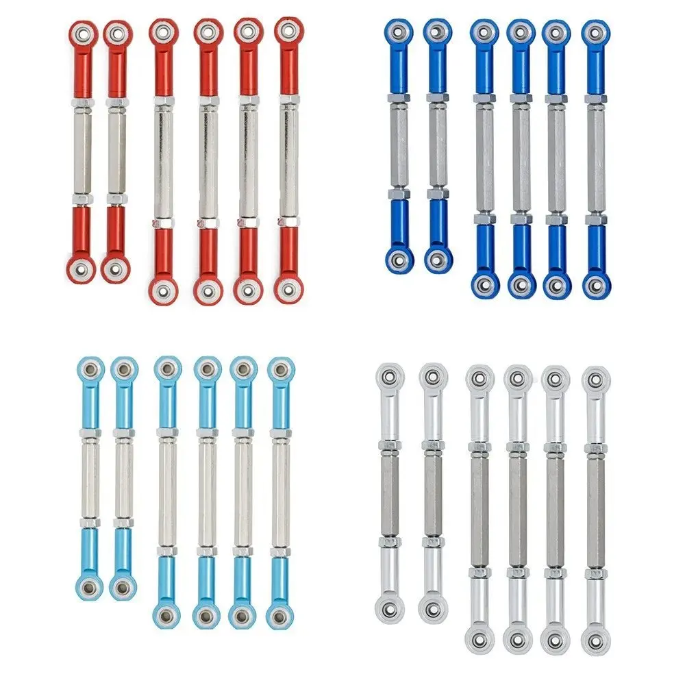 6Pcs Pull Rod Link Rod Set For 1/10 ECX 2WD Series Ruckus Torment Axe ...