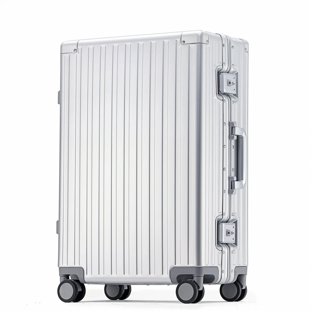 All Aluminum-magnesium Alloy Suitcase High Quality Rolling Luggage 20 ...