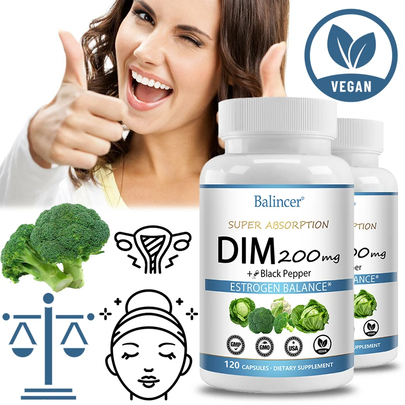 DIM-Supplement-200mg-Estrogen-Balance-for-Women-Hormonal-Menopause ...