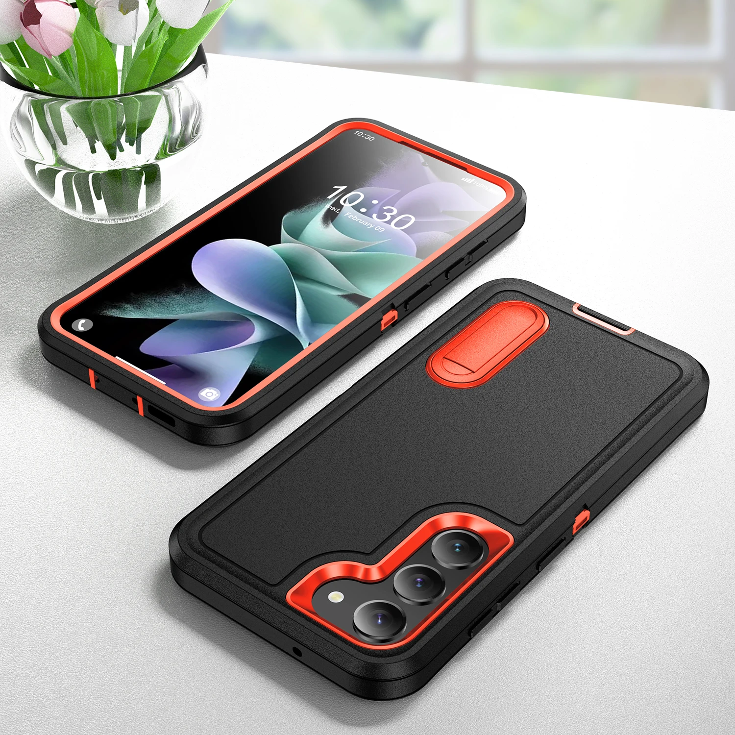 Stand função caso coque armadura à prova de choque para Samsung Galaxy ...