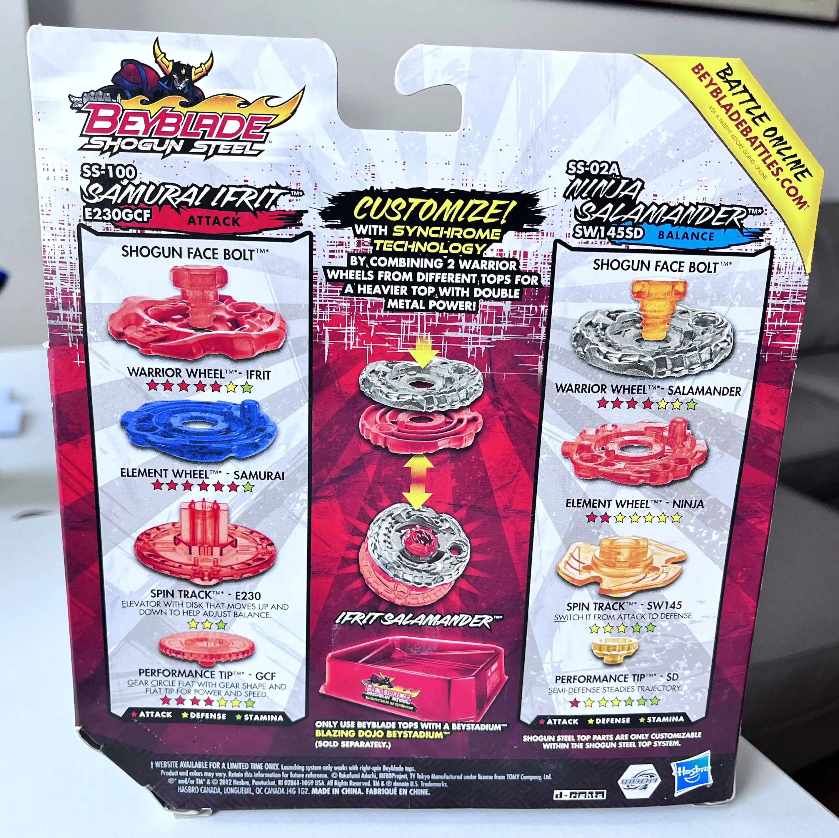 Beyblade Shogun Steel Samurai Ifrit