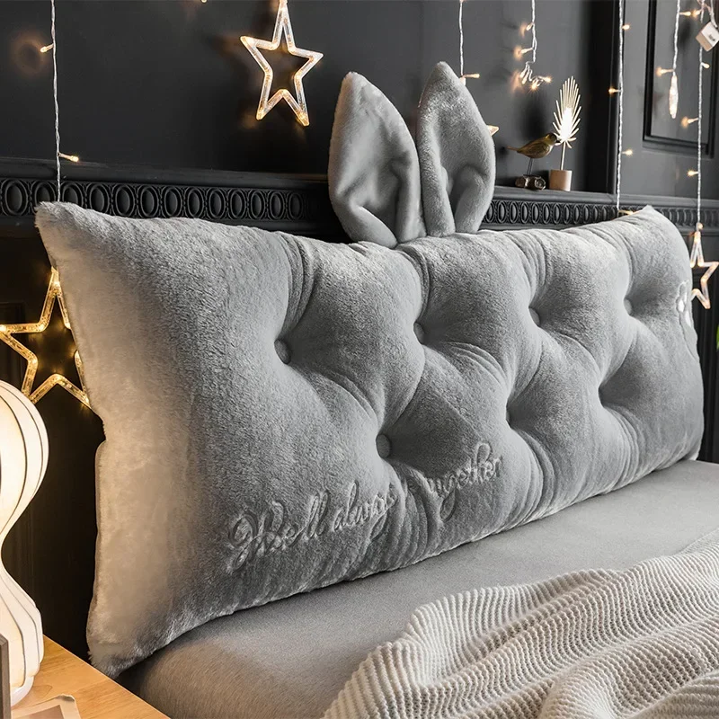 Profissional-suave-flanela-almofada-ret-ngulo-encosto-cabeceira ...