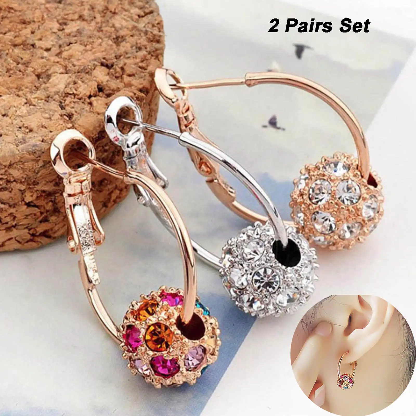 2-Pairs-Magnetic-Earrings-Slimming-Earrings-Lose-Weight-Body-Relaxation ...