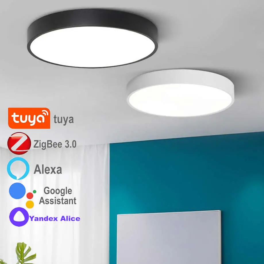 Zigbee Tuya Smart Led Ceiling Lamp Hue Chandelier Home Appliance Room ...