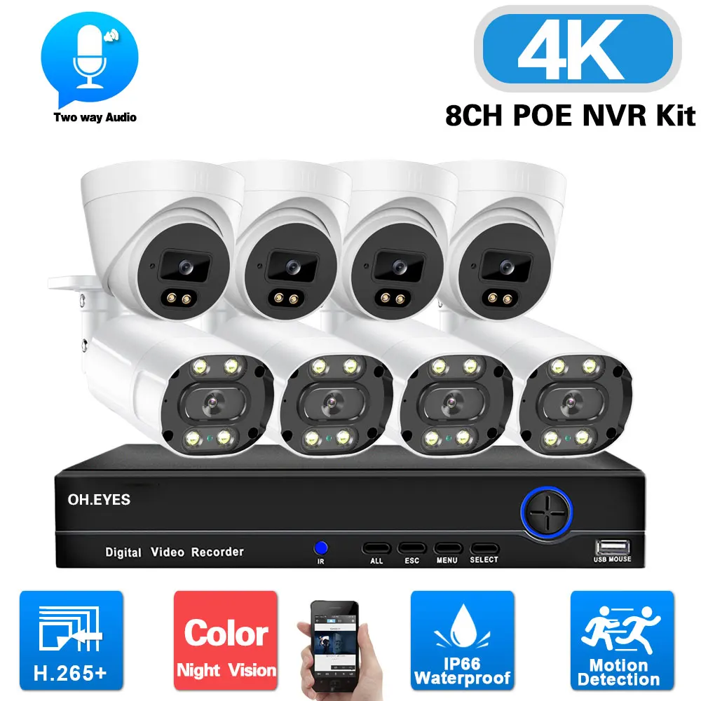 8CH-4K-POE-Security-Camera-System-External-Two-Way-Audio-Color-Night ...