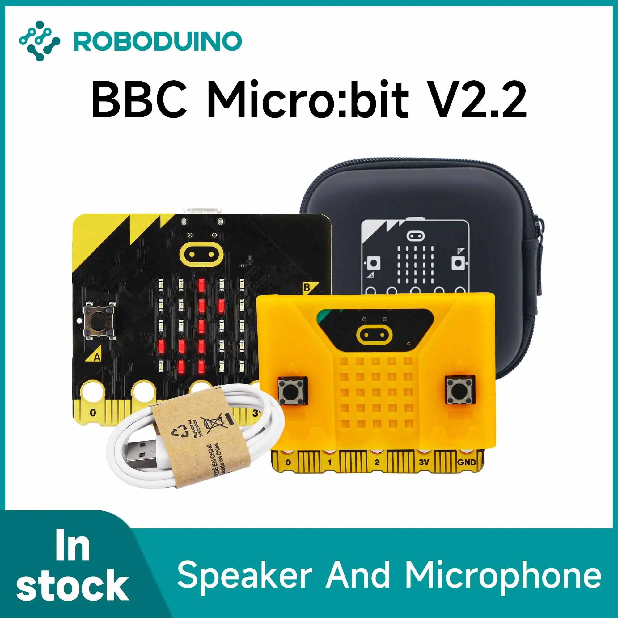 BBC-Microbit-V2-Development-Board-Programmable-Learning-Kit-For-Kids-School-Education-DIY ...