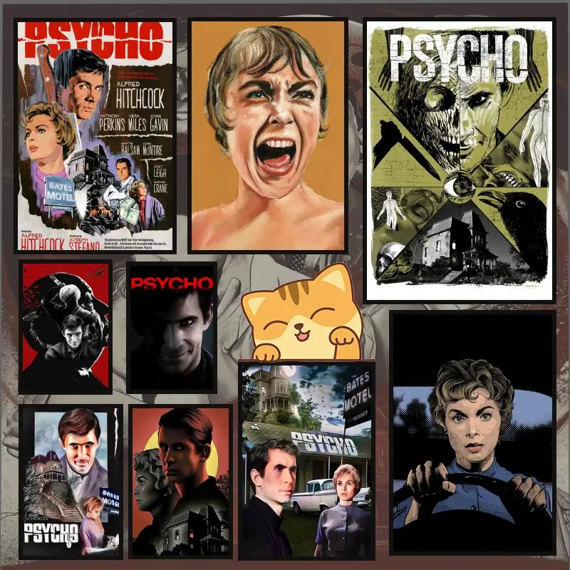 Horror Movie P-Psycho Poster Canvas HD Poster Wall Art interior Hallway ...