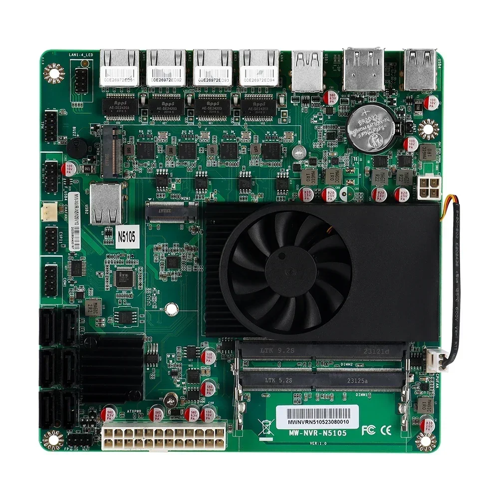 Motherboard Intel Celeron N5105 NAS 4 Cores 4 Threads Low Power ...