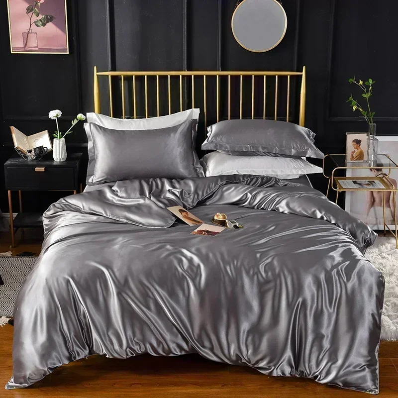 High-End-Queen-Duvet-Cover-Set-Silky-Soft-Cozy-King-Size-Bedding-Set ...