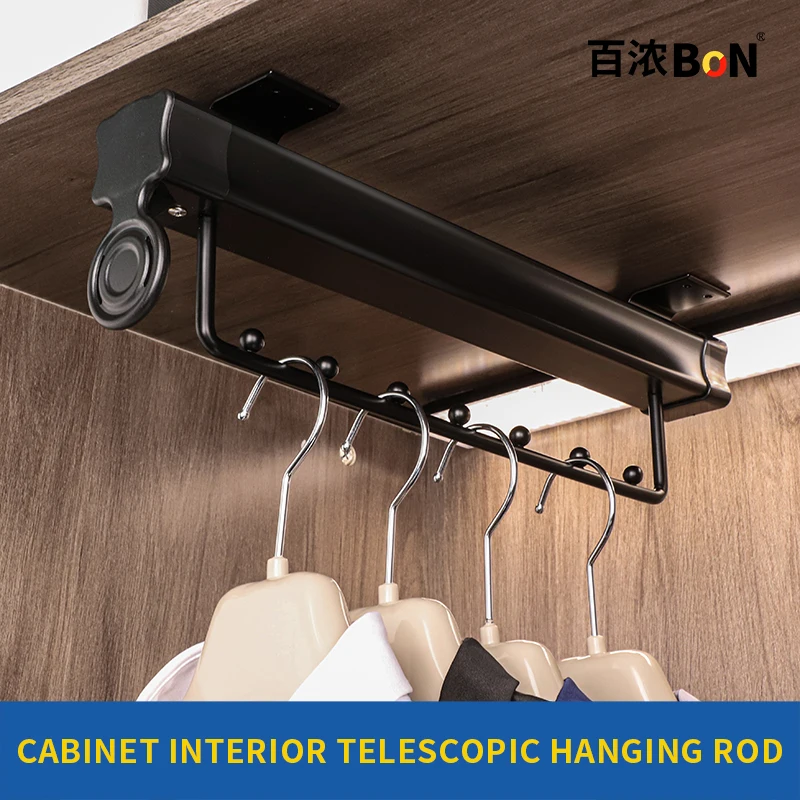 Interior-Telesc-pico-Pendurado-Rod-Closet-Varas-De-Armazenamento-Do-Arm ...