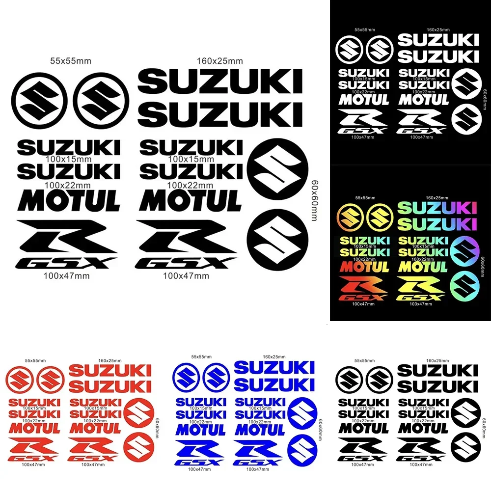 Set-for-Suzuki-Motorcycle-Sticker-Body-Decal-Logo-Set-Helmet-Emblem ...