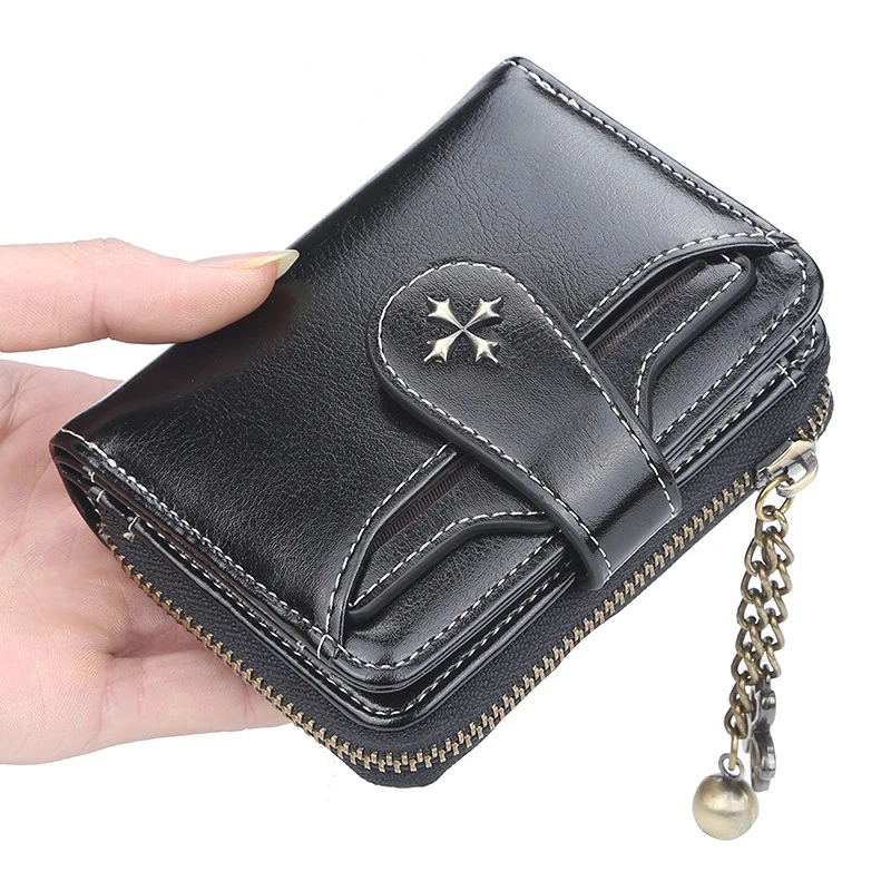Carteras-y-monederos-de-cuero-sint-tico-para-mujer-monedero-peque-o-con ...