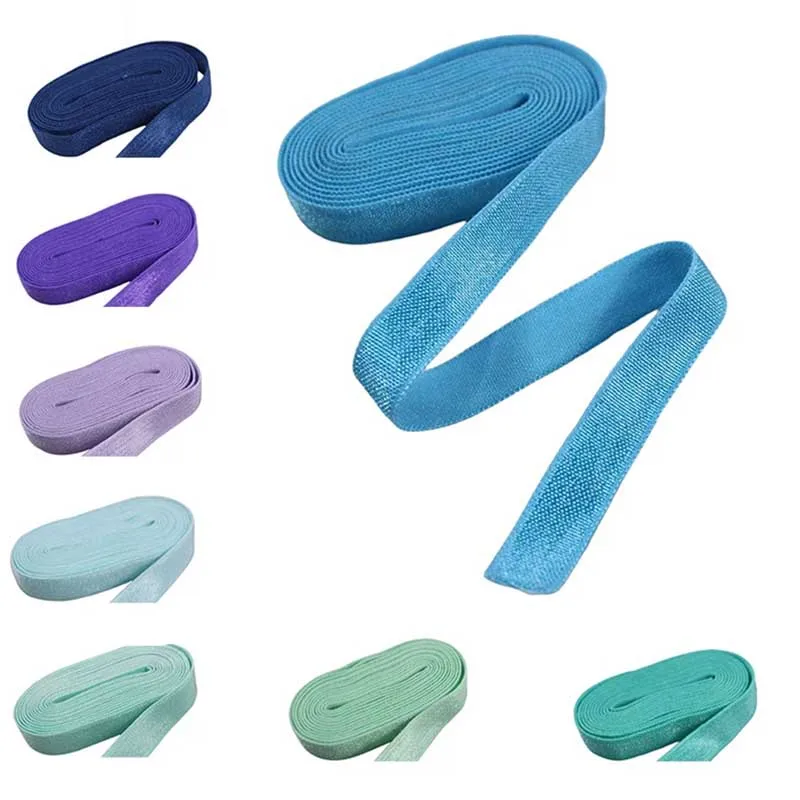 3-8-9mm-17-Solid-Color-Available-Non-Fold-Elastic-Ribbon-For-Hair-Tie ...