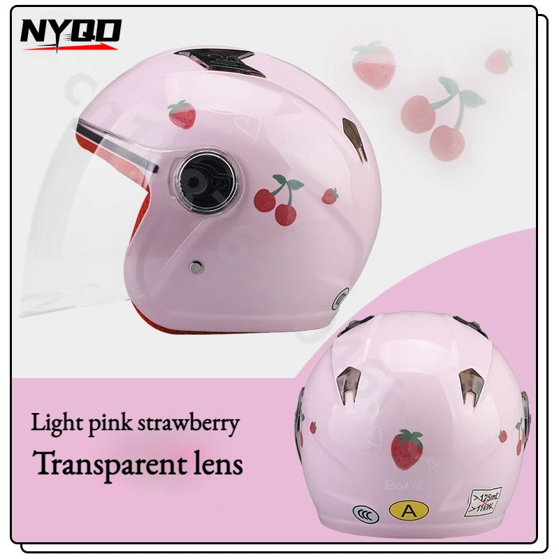 50-55CM Children Safty Helmets Moto Bicycle Motorcycle Scooter Cute ...