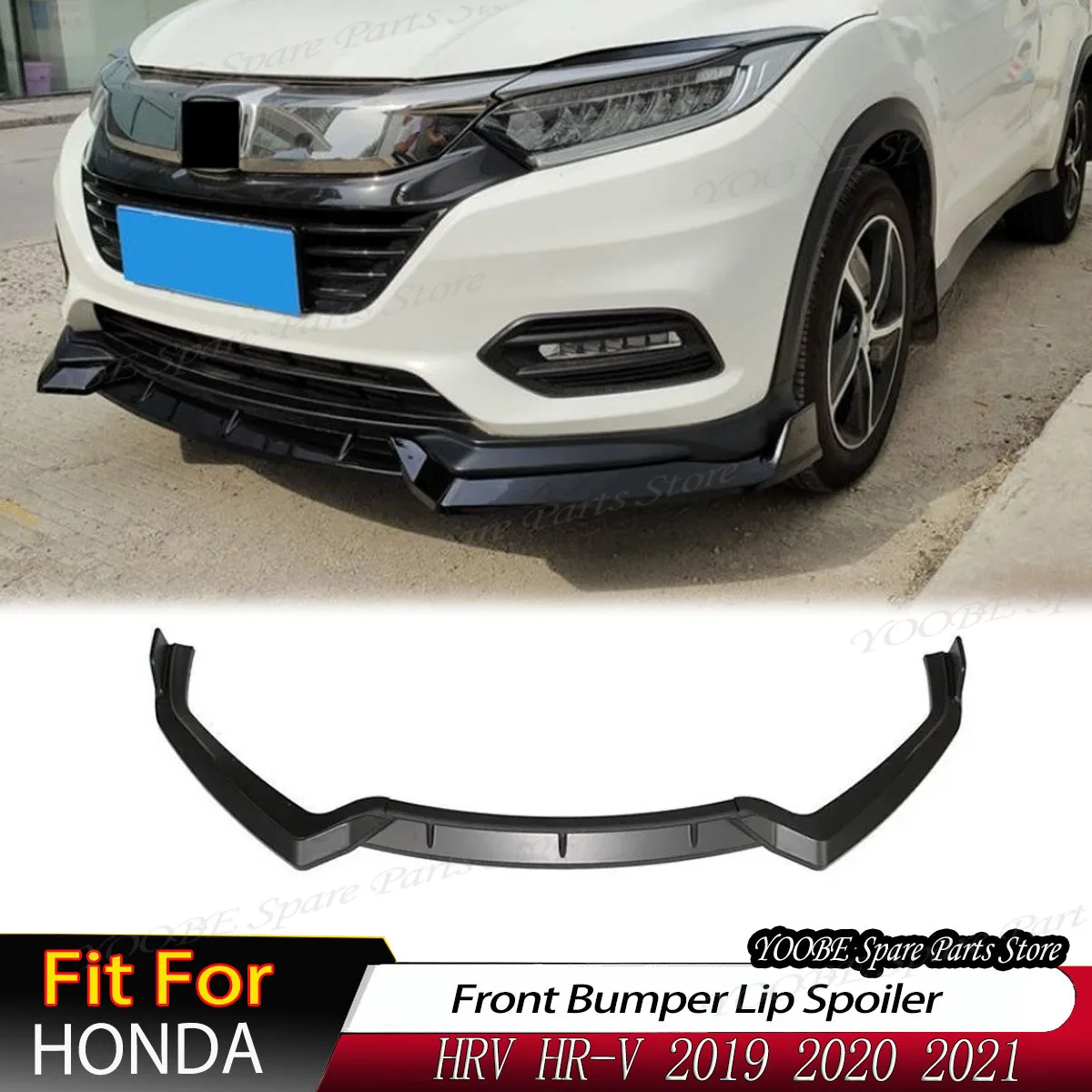 Car Front Bumper Lip Spoiler for HONDA HRV HR-V 2019 2020 2021 Chin ...