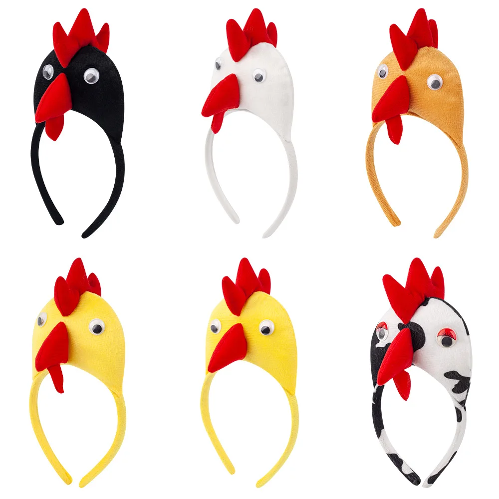 1pcs Easter Headband Rooster Chicken Costume Hair Band Animal Ear ...