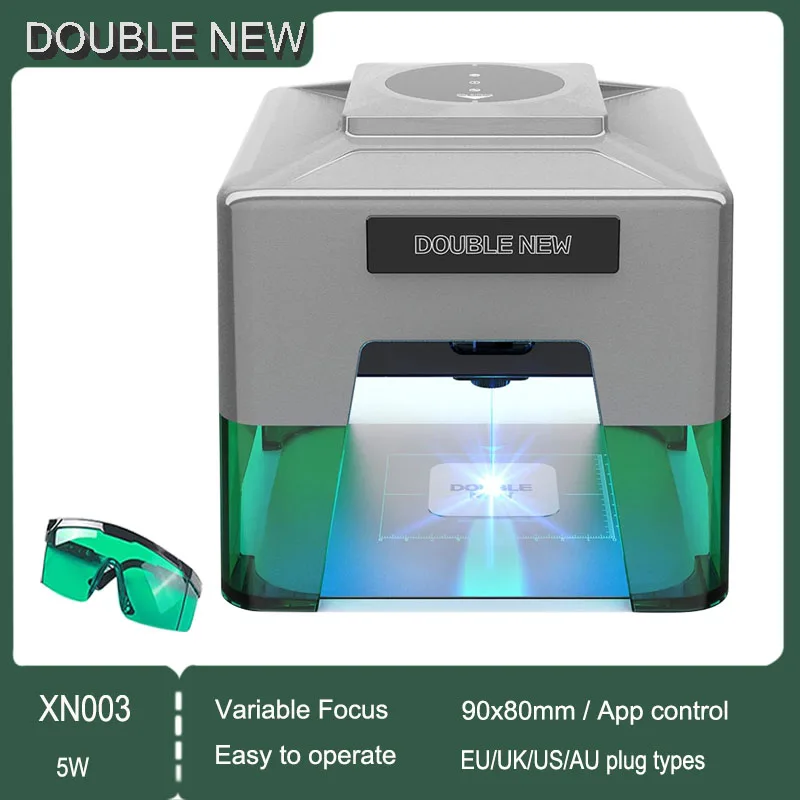 Mini-grabador-l-ser-r-pido-de-5W-impresora-l-ser-de-enfoque-ajustable-m ...